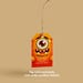 Orange Cyclops Monster Personalized Halloween Trick-or-treat Tote Bag ...