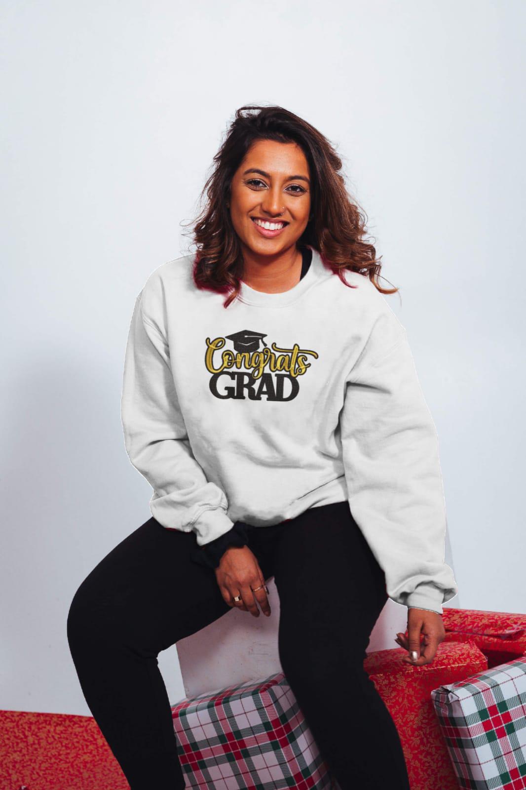 Congrats Grad Embroidery Design,graduation Cap Machine Embroidery File ...