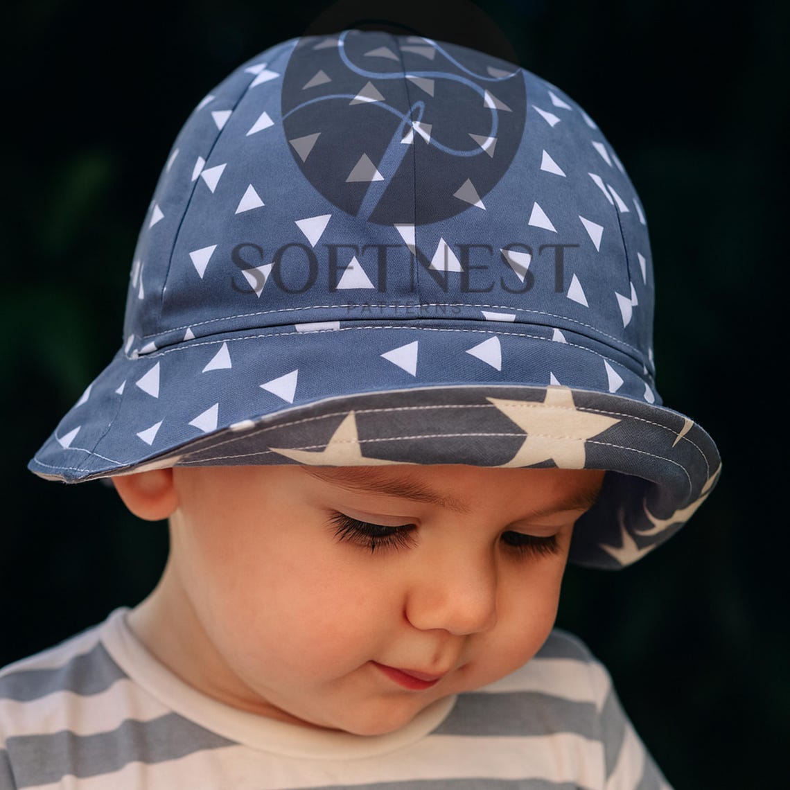Baby Sun Hat Sewing Pattern: Reversible Bucket Hat PDF (6 Months - 4T ...