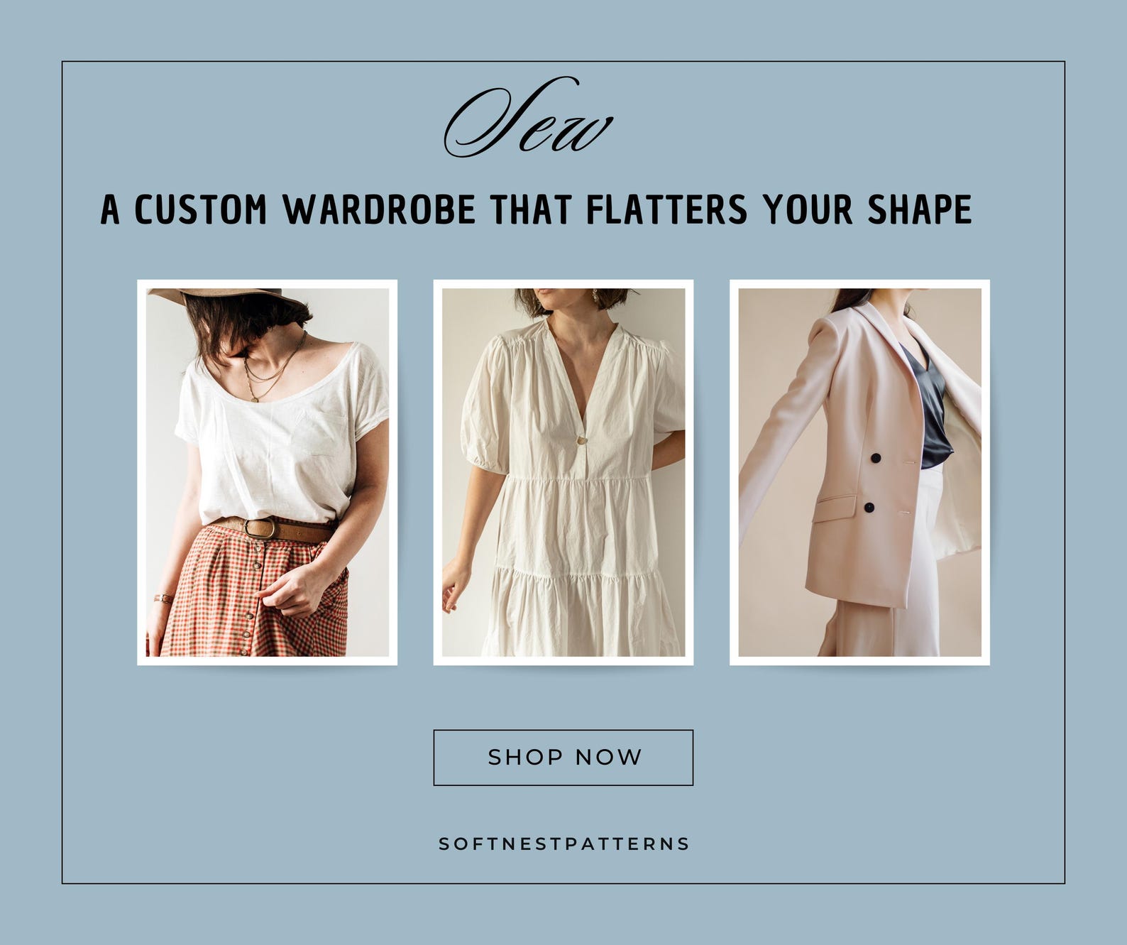 Tie-front Tank Dress Sewing Pattern | Beginner Friendly (PDF Pattern ...