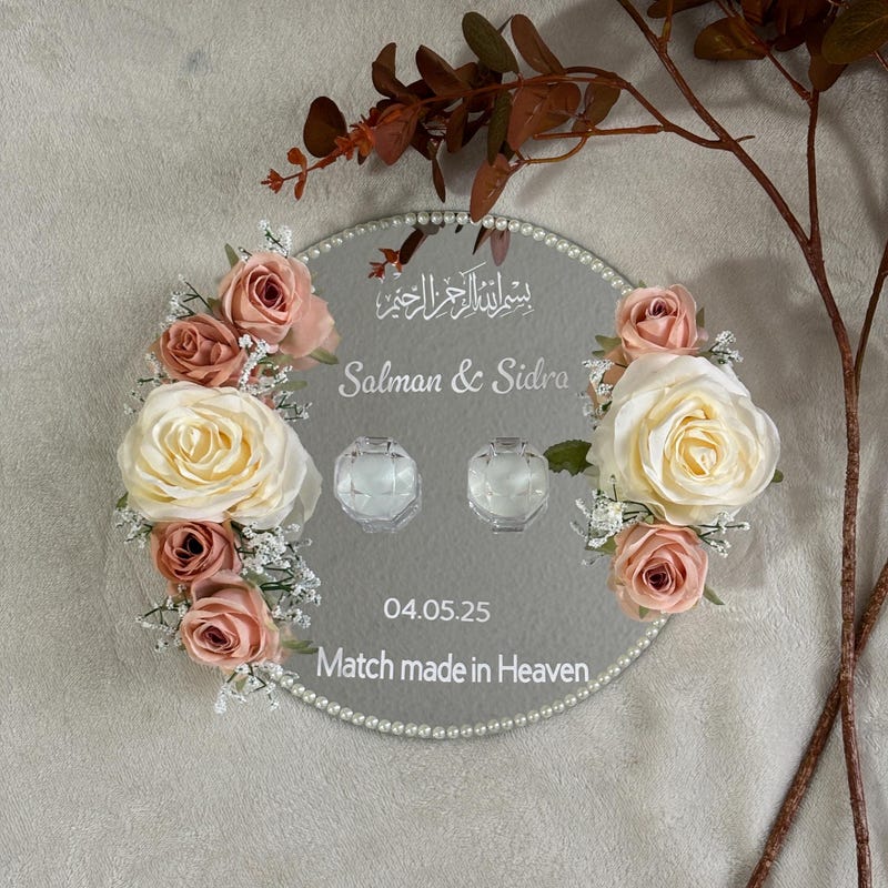 Wedding Ring Plate - Etsy