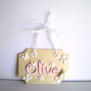 Personalized Kids Name Sign Kids Name Sign Nursery Wall Hanging Custom ...