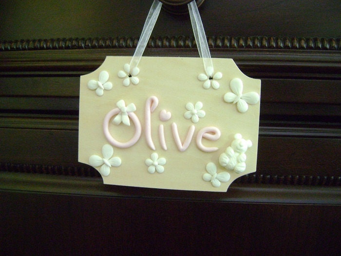 Personalized Kids Name Sign Kids Name Sign Nursery Wall Hanging Custom ...
