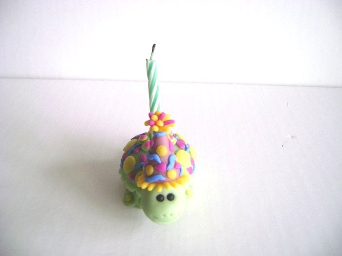 Kids Birthday Cake Topper Children's Birthday Cake Decor Turtle Cake ...