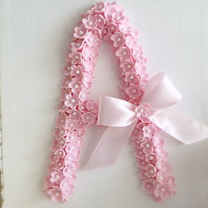 Initial Wall Decor Nursery Room Design Kids Room Decor Floral Initial ...