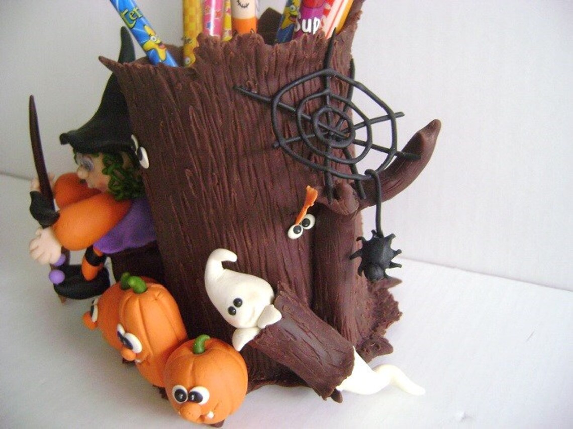 Halloween Decoration Pencil Holder Straw Holder Kids Gifts for ...