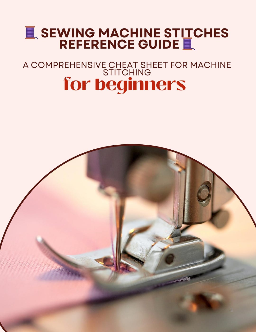 Sewing Machine Stitches Guide | Printable Sewing Cheat Sheet | Sewing ...