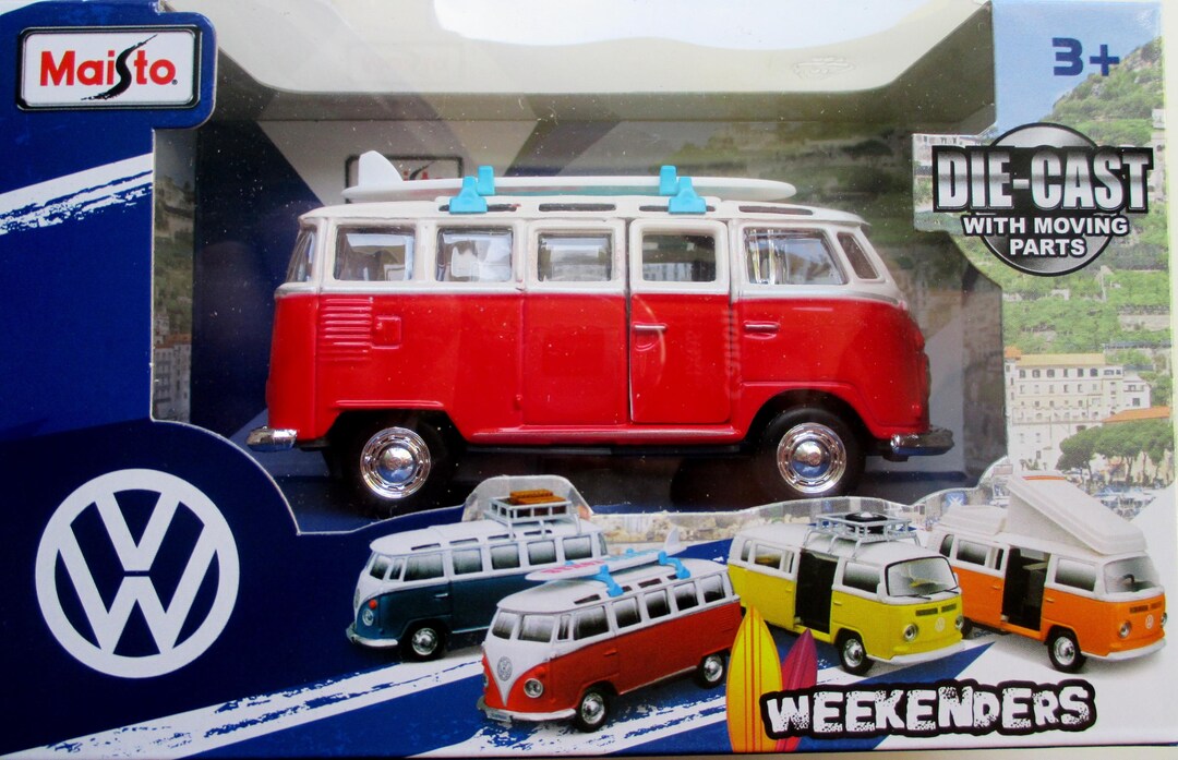 Volkswagen Samba Van Model Scale 1/36 - Etsy