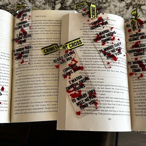 True Crime Lover's Bookmark - Blood Stains Are Red Luminol Glows Blue ...