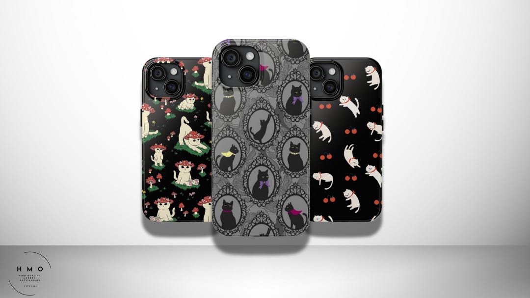 Funny Cat Phone Case Cat Meme Cat Lover Cute Cat Art Cover for iPhone ...