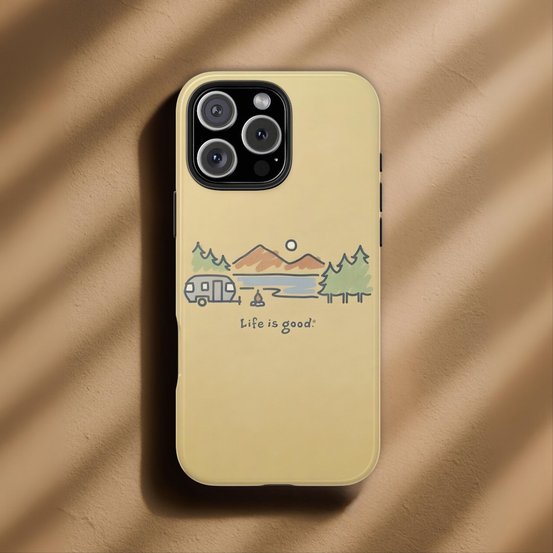 Life is Good Phone Case, Aesthetic Phone Cover, Unique Phone Case ...