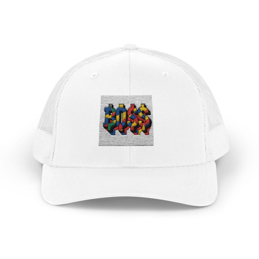 Abstract Colorful Paint Splat Snapback Trucker Cap | Vibrant Art Patch ...
