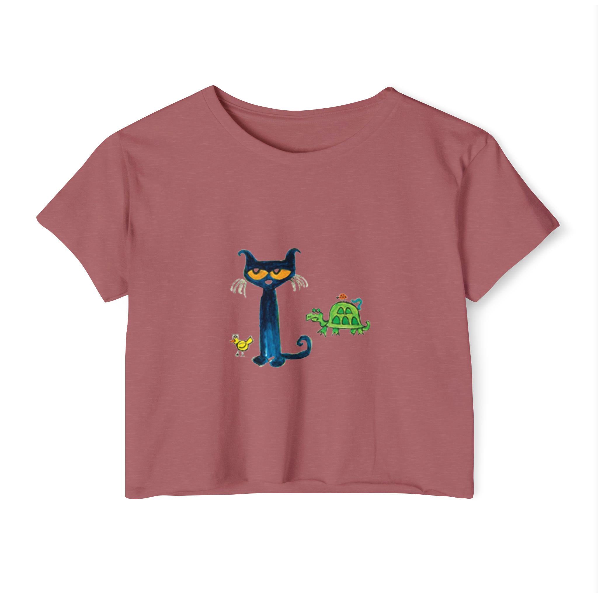 Pete the Cat With Friends Baby Tee | Y2K Baby Tee, 90s Baby Tee ...