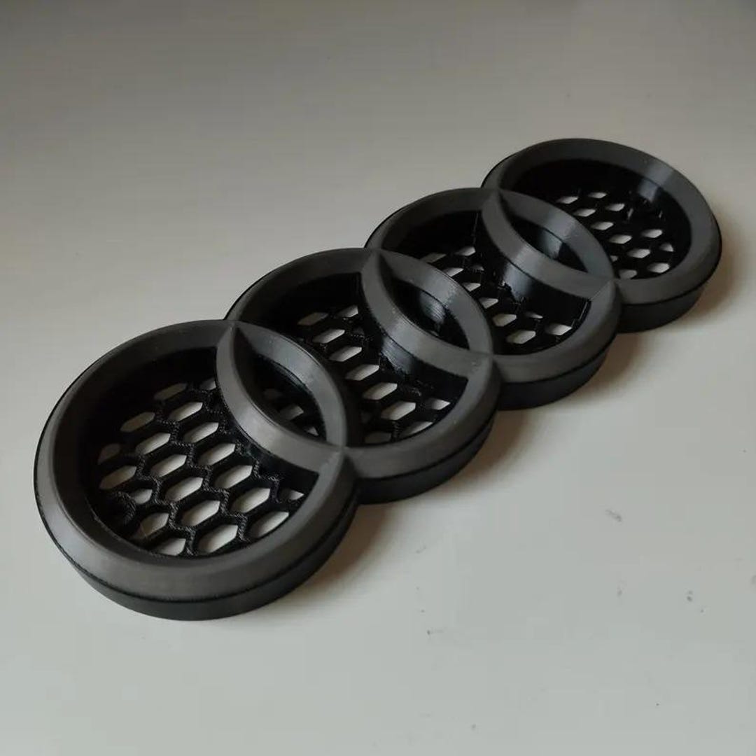 AUDI Grille Badge | Audi Badge Logo for Rs Style Honeycomb Grills | Audi Logo | Audi Parts ...