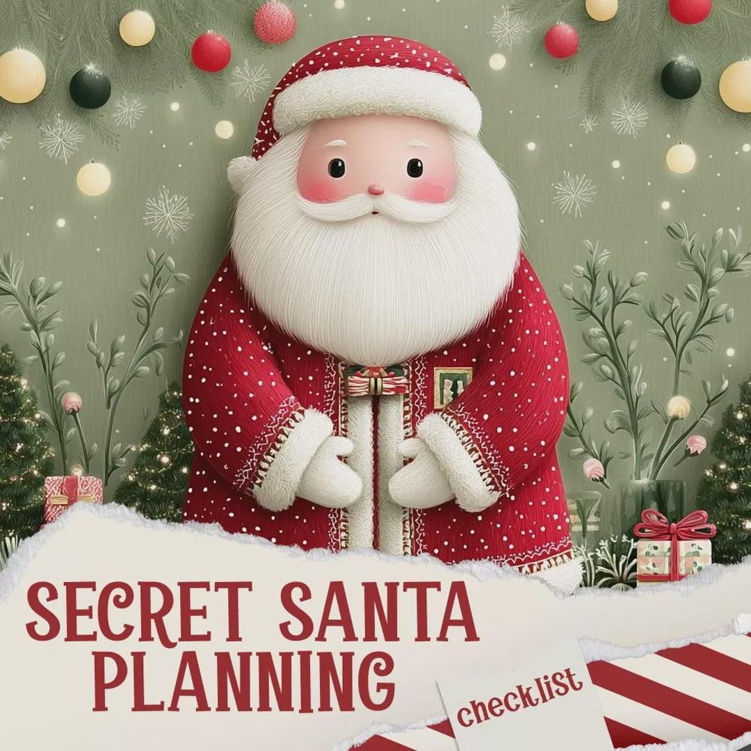 Secret Santa Planning Checklist | Ultimate Office Gift Exchange Guide ...