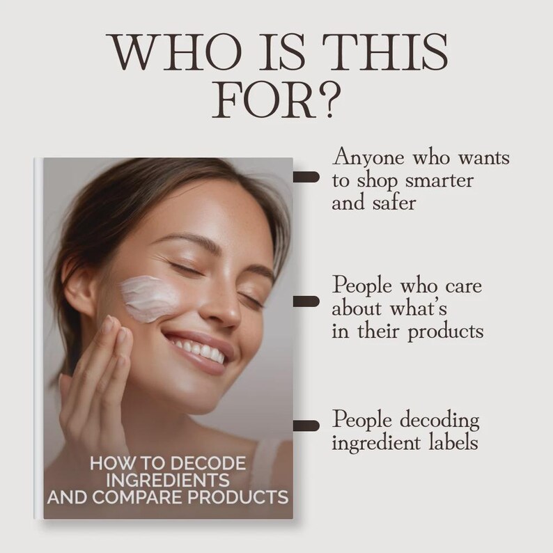 How to Decode Ingredients and Compare Products | Digital PDF Printable - Etsy