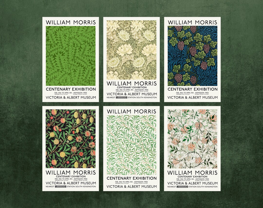 William Morris Victoria and Albert 1934 Centenary Exhibition ...