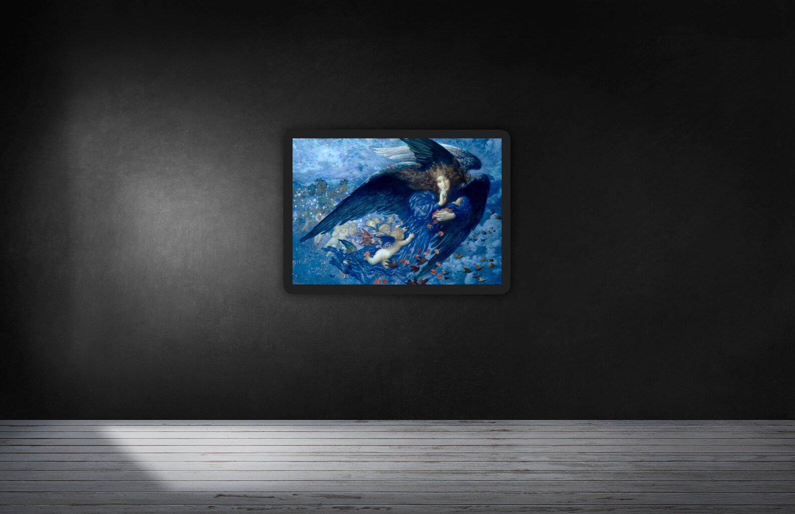 Edward Robert Hughes Night With Her Train of Stars 10x7 - Etsy