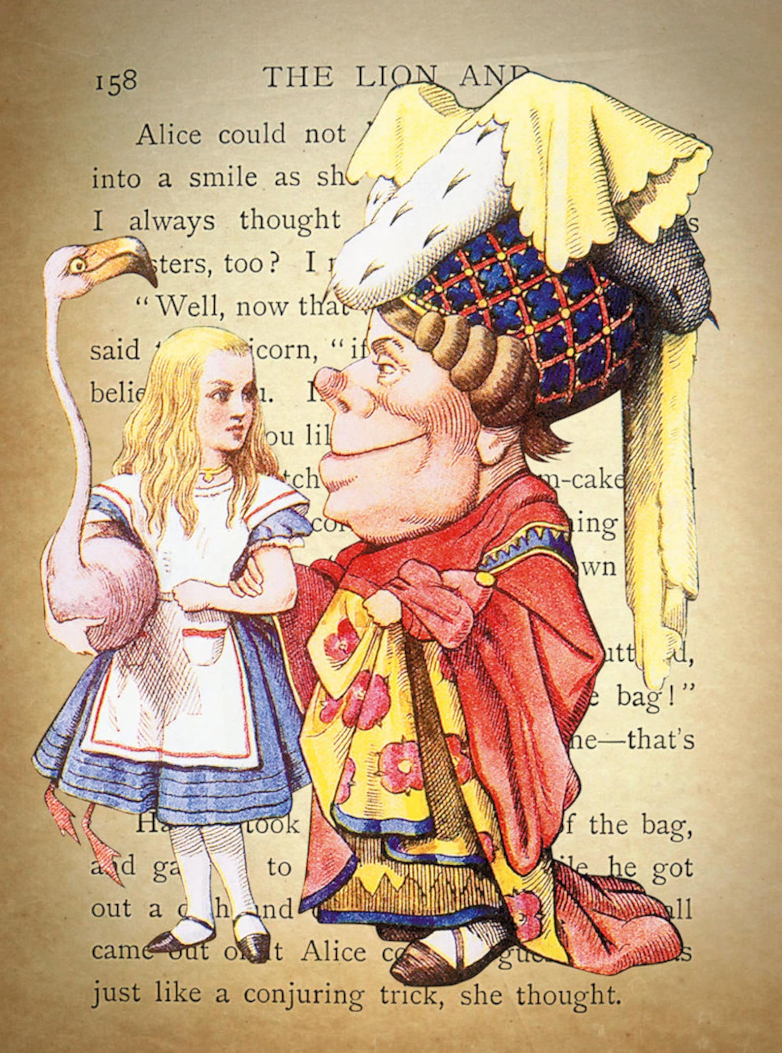 Alices Adventures in Wonderland Set of 15 8x6 Prints Featuring ...