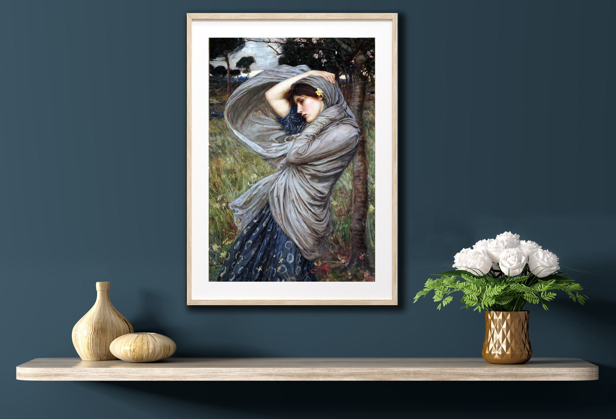 John William Waterhouse - Boreas (1903) - 12x8 Inch Print - Pre ...