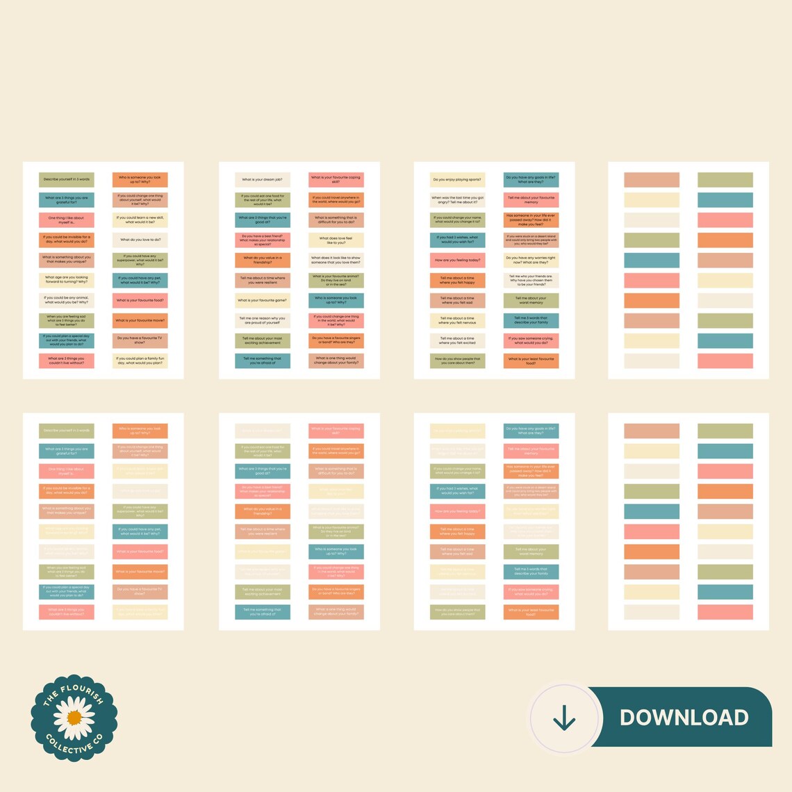 Jenga Questions & Conversation Starter Cards Social Psychology, Table ...