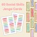 Jenga Social Skills Situation Cards - Jenga Questions, Social ...
