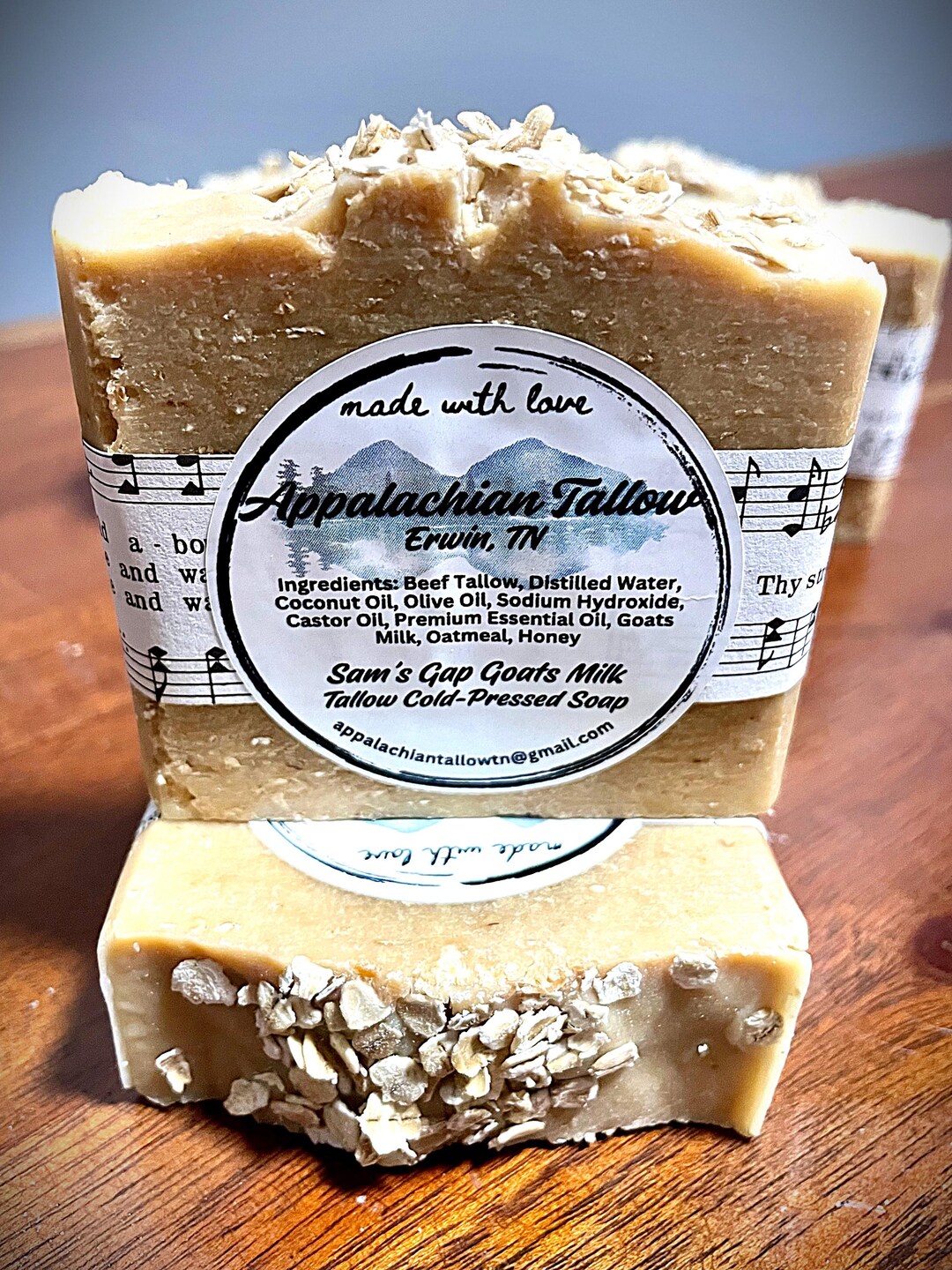 Sam's Gap Goats Milk, Oatmeal & Honey Tallow Soap - Etsy