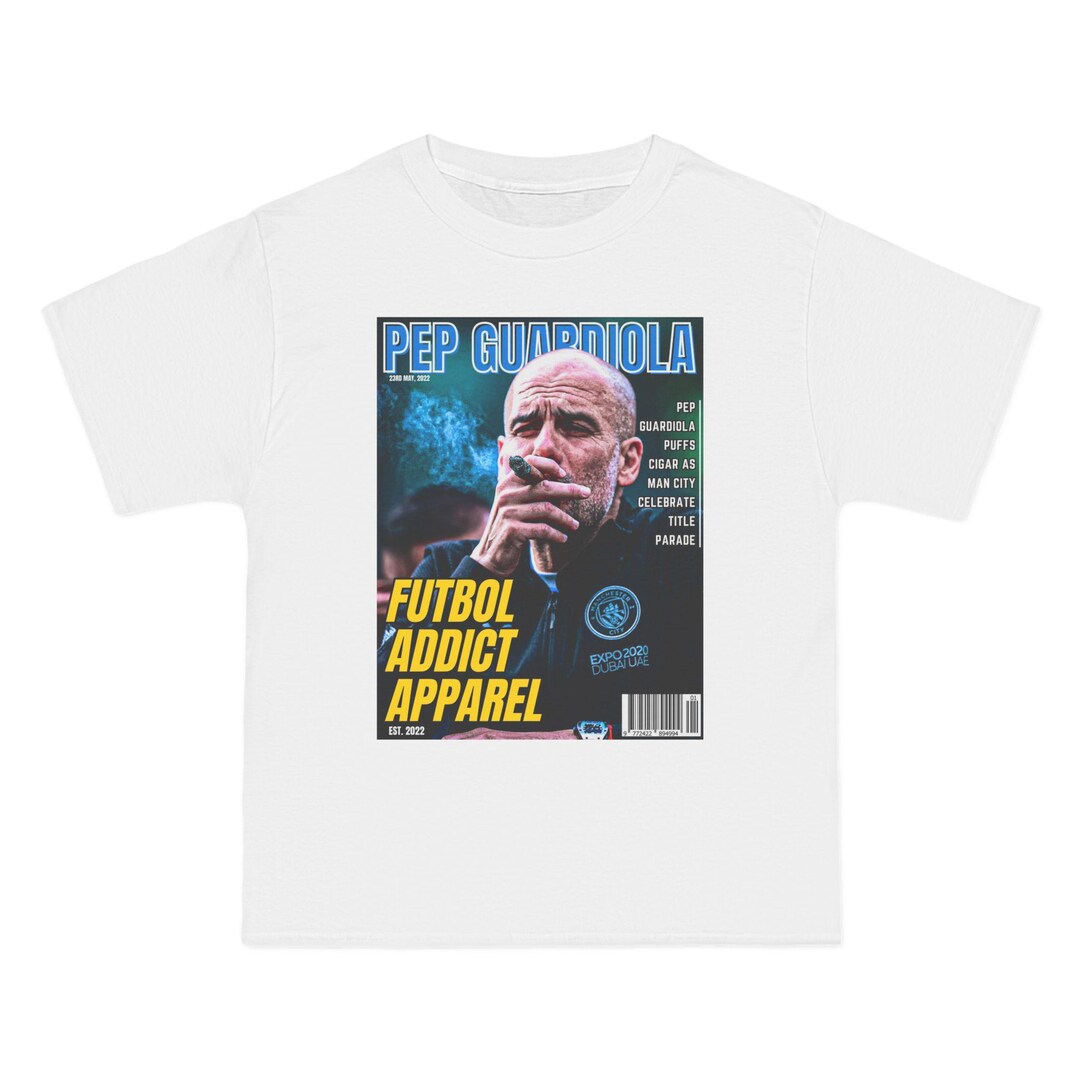 Pep Guardiola Graphic T-shirt | Football Manager Magazine Tee ...