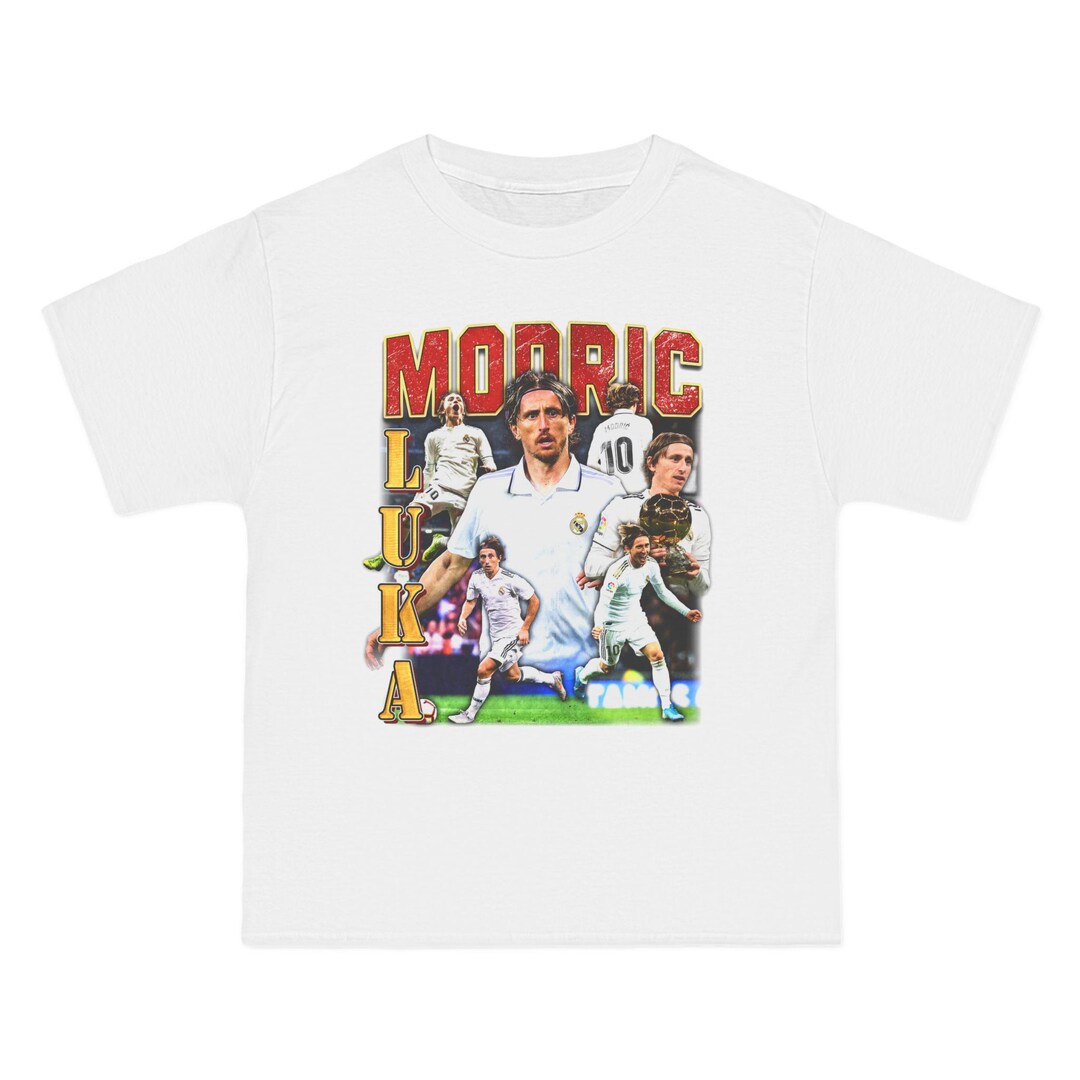 Luka Modric Real Madrid T-shirt | Oversized Football Graphic Tee ...