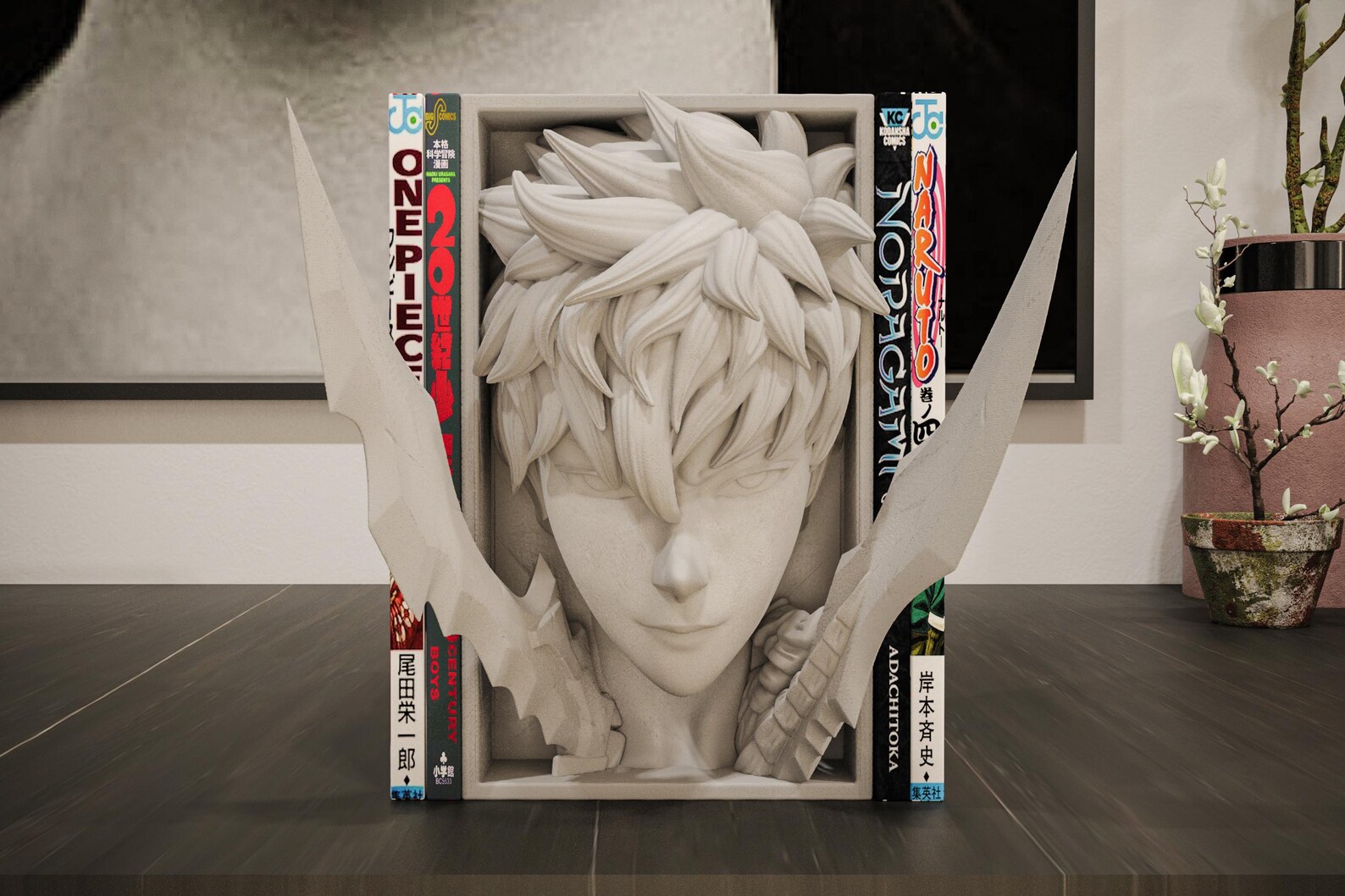 Sung Jin-woo Book Nook – Solo Leveling Shelf Insert – Handmade Manga Diorama – Hunter Scene ...