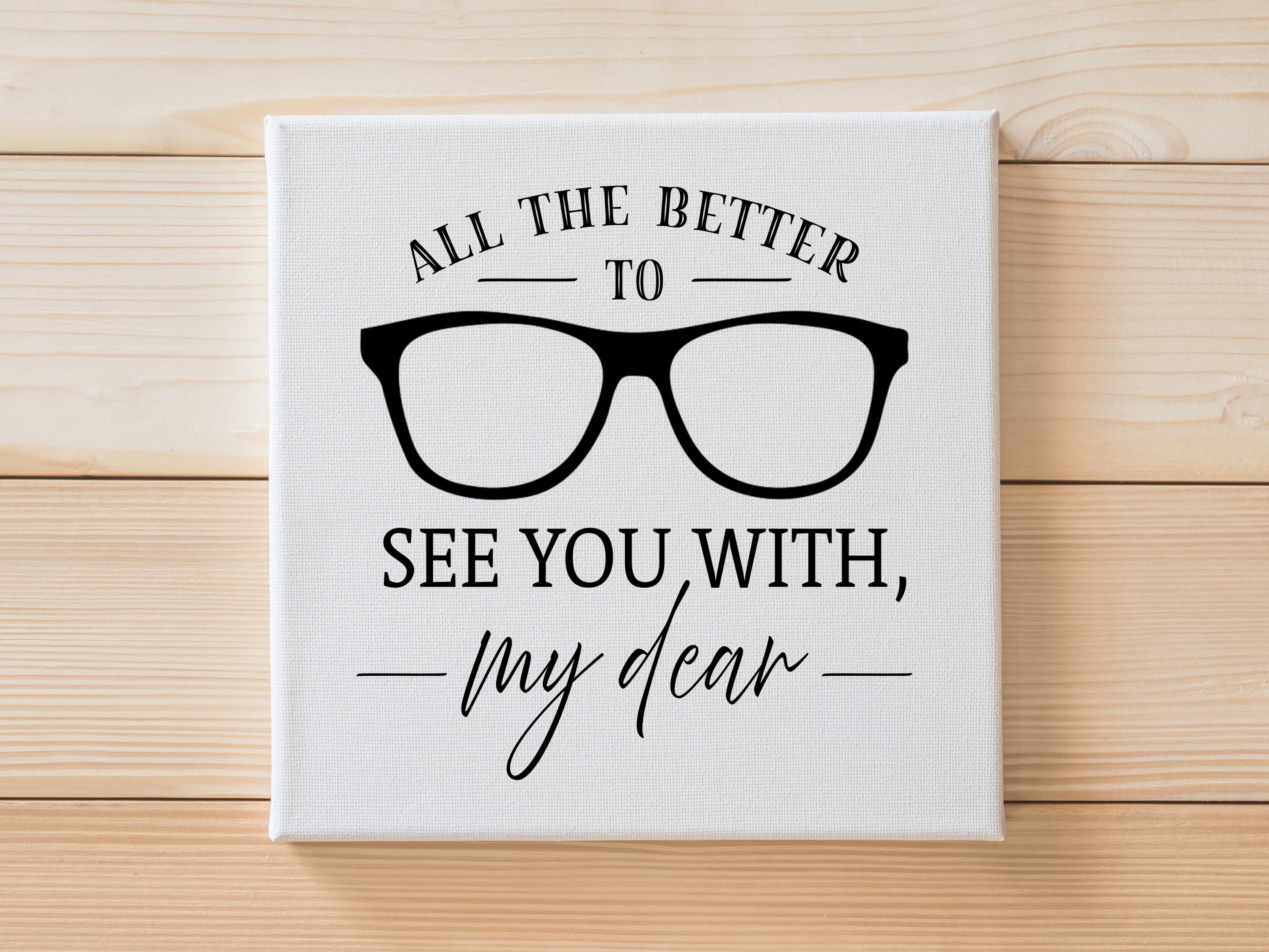 Optical Art Printable Optician Gift Glasses Themed Decor Digital ...