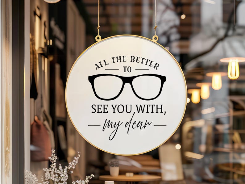 Optical Art Printable Optician Gift Glasses Themed Decor Digital ...