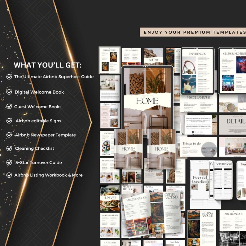 Airbnb Welcome Book Template, VRBO Welcome Book, Airbnb Guest Book ...