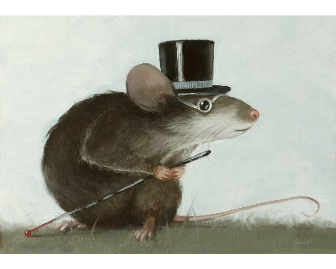 Blind Mouse #3 Print- Gift for Fairytale Lovers - Etsy
