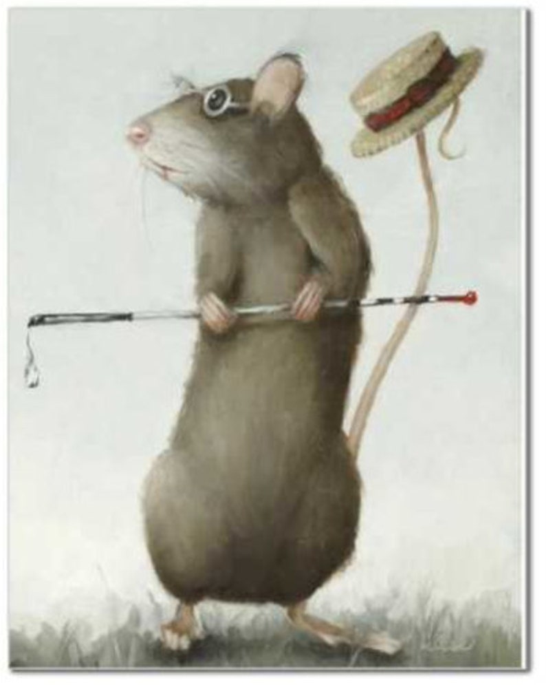 Blind Mouse 2 print 3 sizes available | Etsy