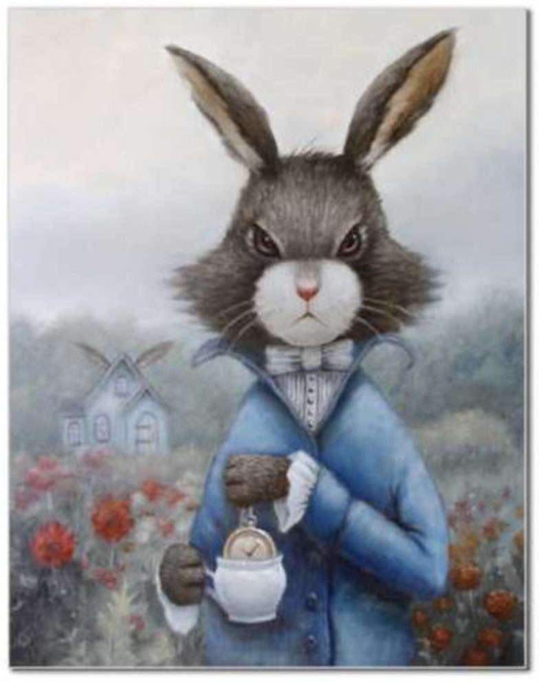 March Hare Print 3 Sizes Available - Etsy