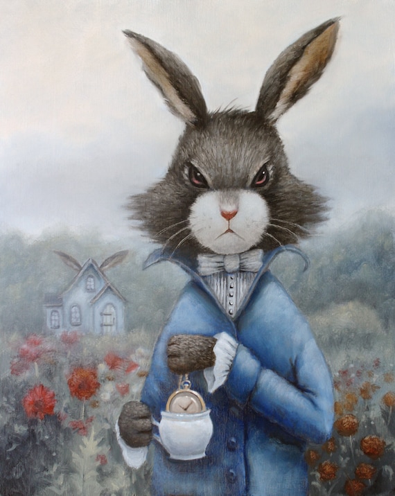 March Hare Print 3 Sizes Available - Etsy