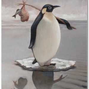 Voyage Print- Gift for Penguin Lover- Travel and Adventure - Etsy