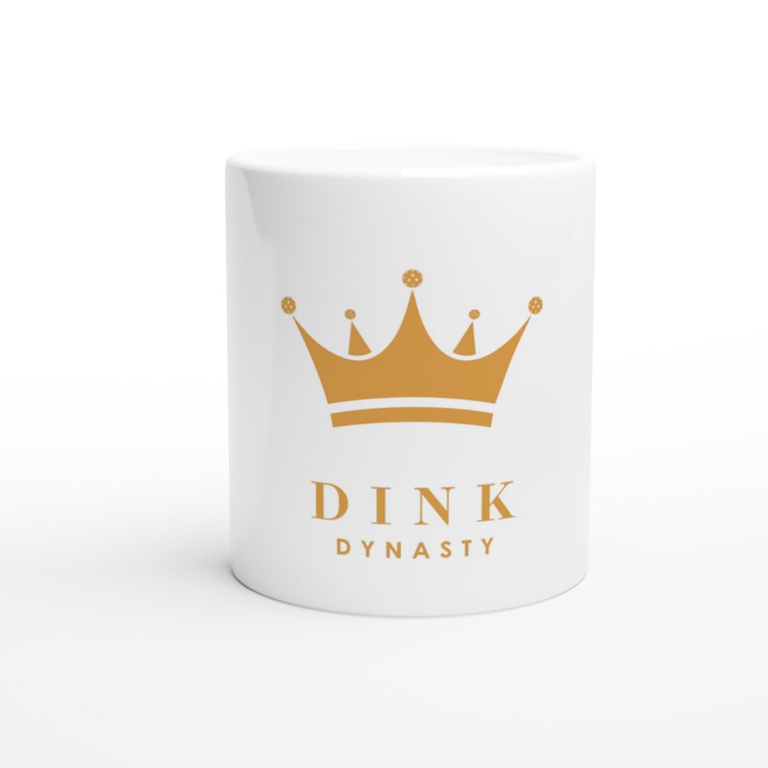 Dink Dynasty White Pickleball Mug - Perfect Gift for Pickleball Lovers ...