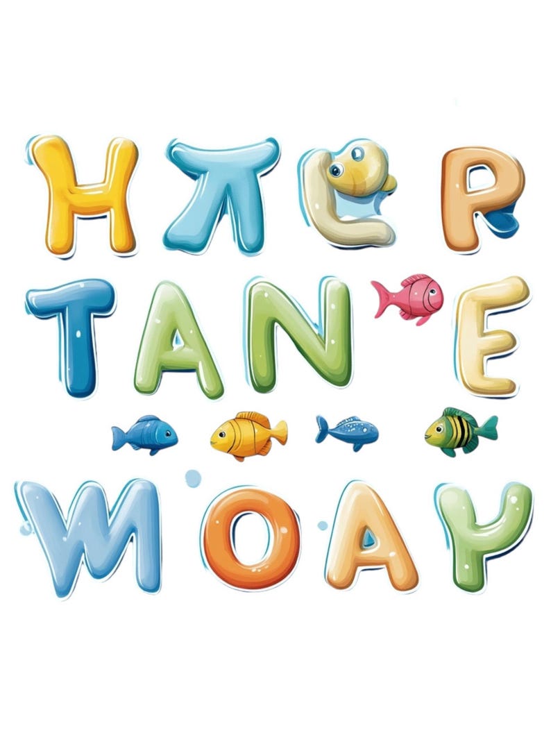 Ocean Alphabet Chart – Underwater ABC Poster for Kids - Etsy