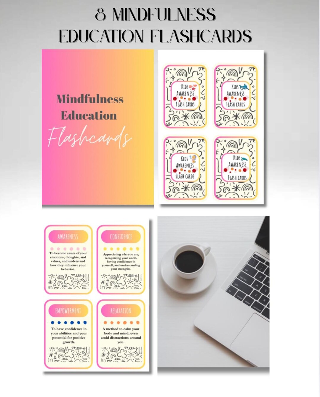 Printable Kids Affirmation Flashcards – 8 Positive Self-love ...