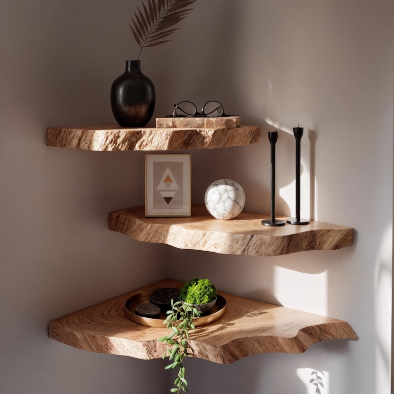 Live Edge Shelf - Etsy