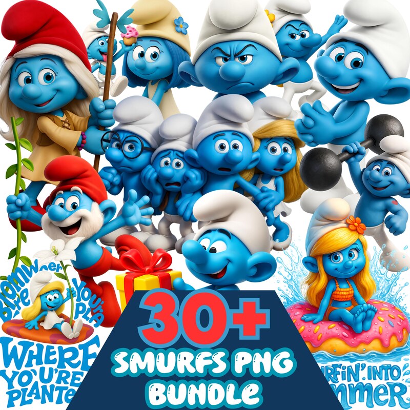 Smurfs - Etsy