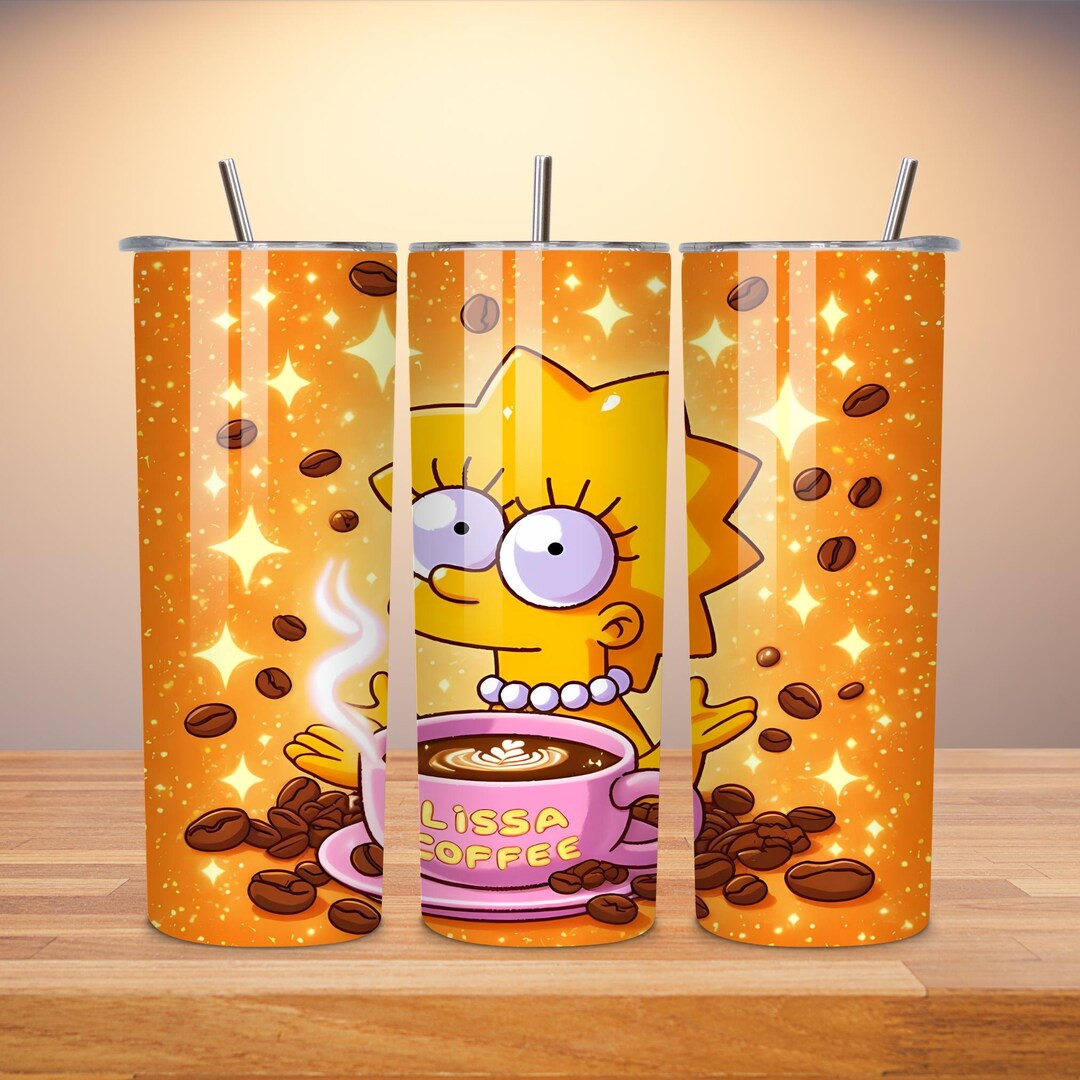 Simpsons 20oz Tumbler Wrap - Etsy