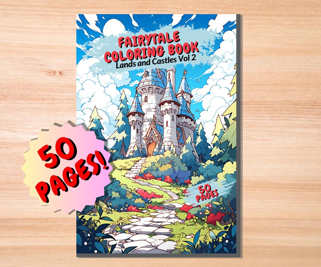 Fairytale Coloring Pages: Lands and Castles Vol 2 (digital Download) - Etsy