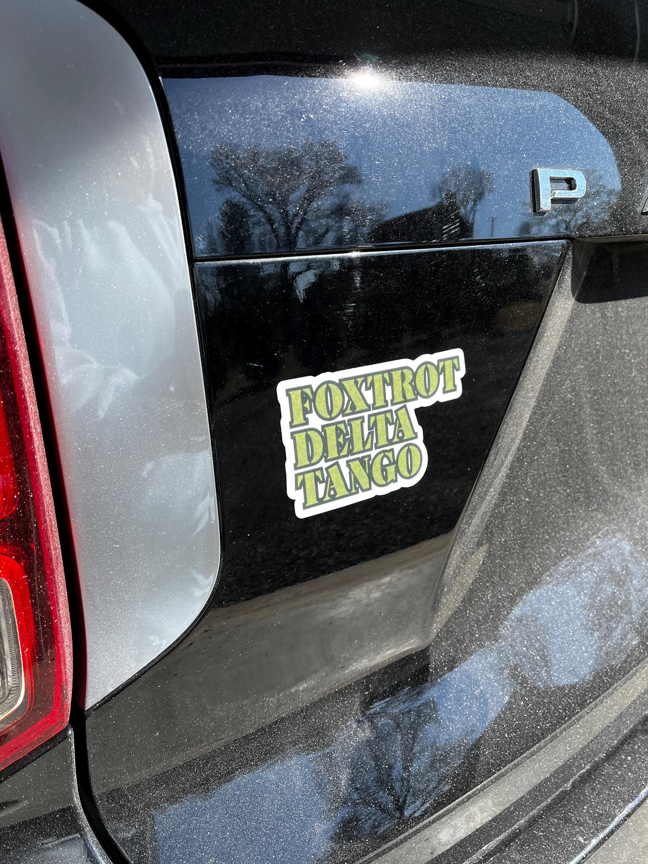 Foxtrot Delta Tango, FDT, Donald Trump Magnet, Car Decal, FREE SHIPPING ...