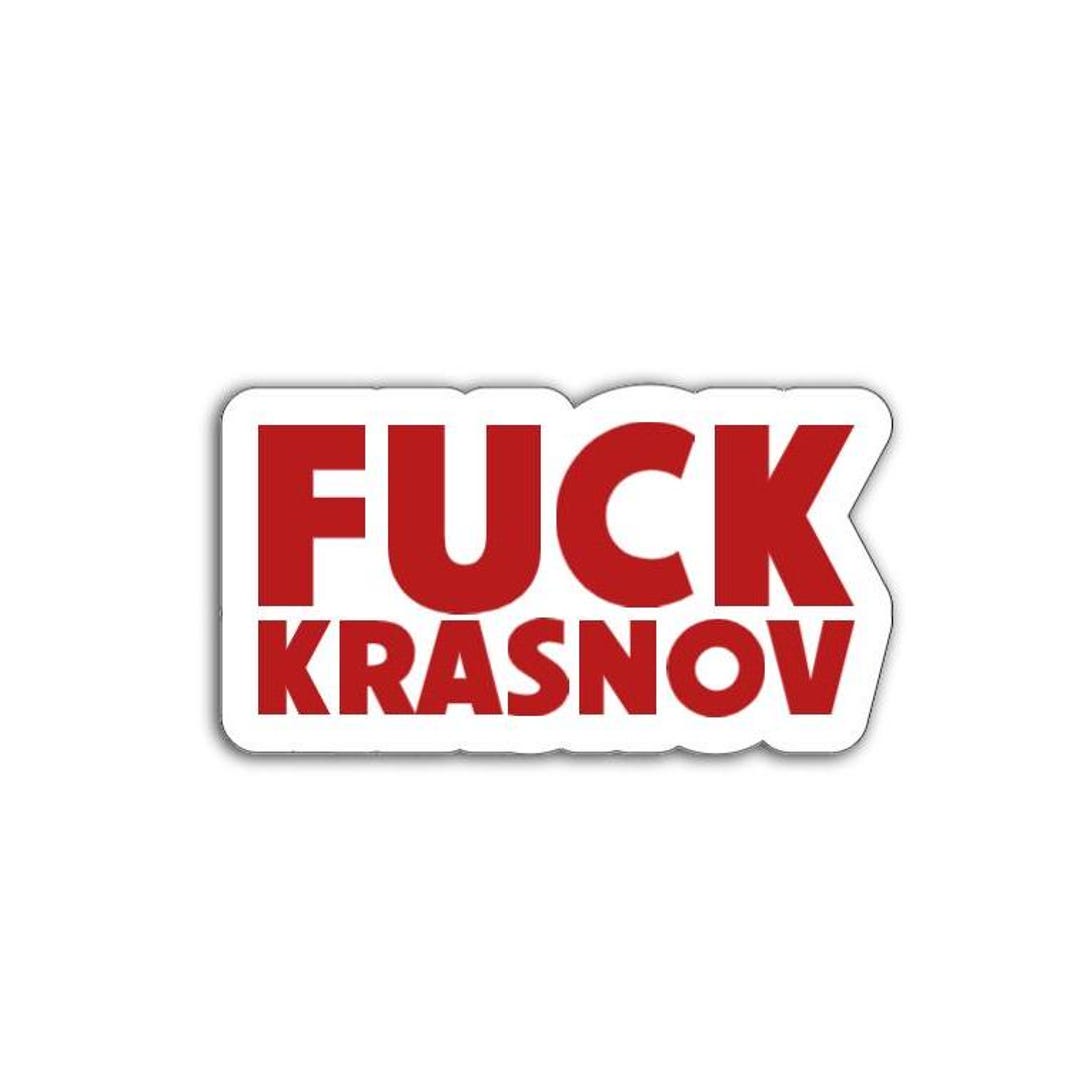 F*ck Krasnov Sticker Pack, Magnet, or Vinyl Decal - Etsy