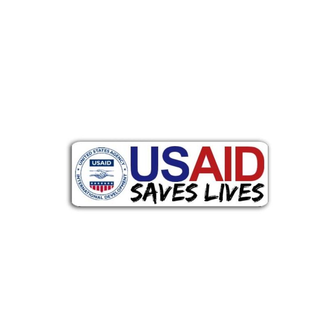 USAID Saves Lives Magnet, Decal, or Sticker Pack: Humanitarian Aid - Etsy