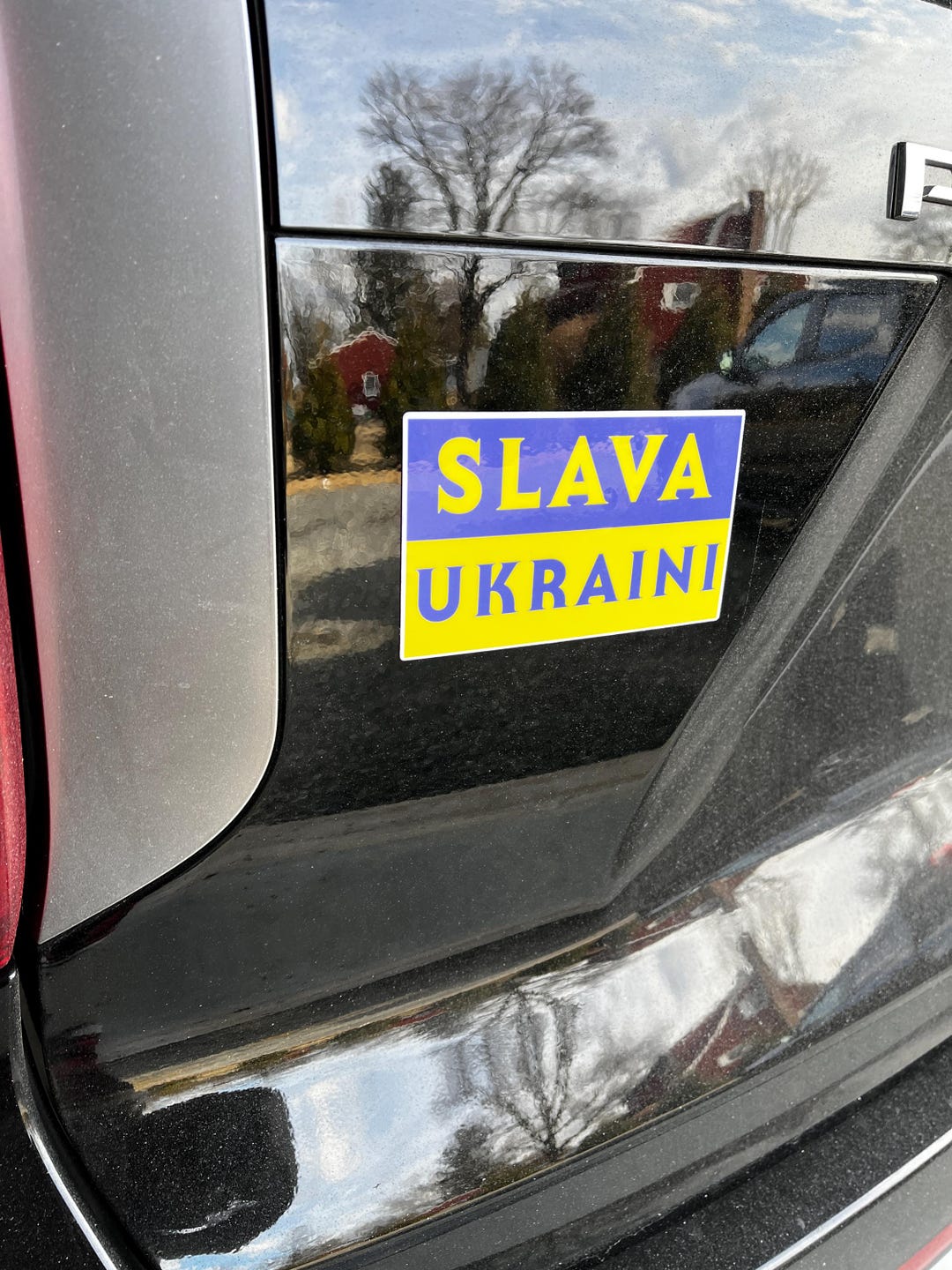 SLAVA UKRAINI Magnet Democrat, Car Decal, Bumper Sticker - Etsy