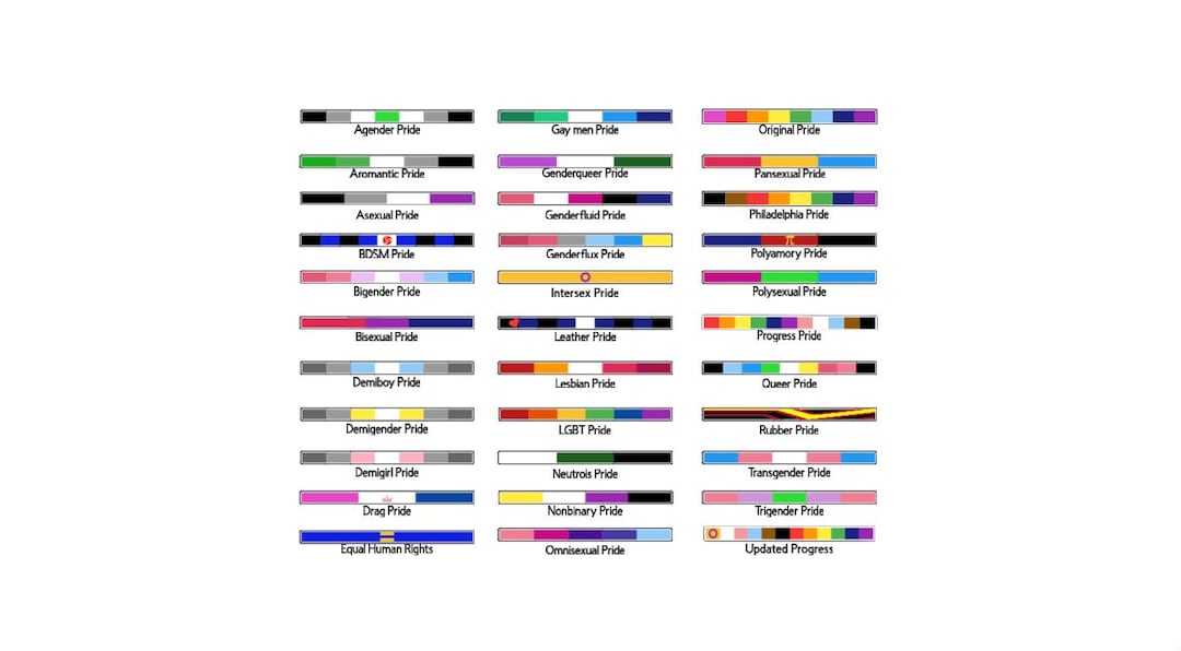 Pride Flag Bar Magnet or Vinyl Decals: LGBTQ+ Equality & Inclusivity ...